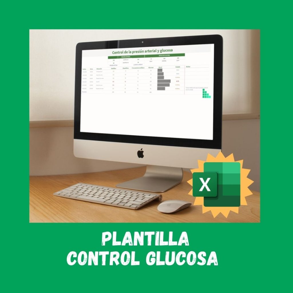 Plantilla Excel para apuntar y seguir la glucosa [2026]