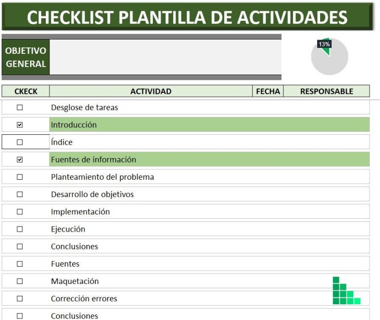 Descargar Plantilla Checklist Excel: Pon tu Check [2025]
